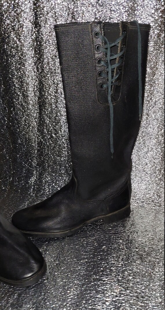 Vintage rare military Soviet boots USSR Airborne Forc… - Gem
