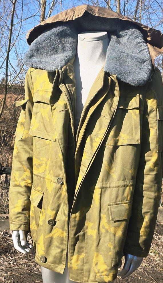 Soviet military camouflage jacket USSR border guard - Gem