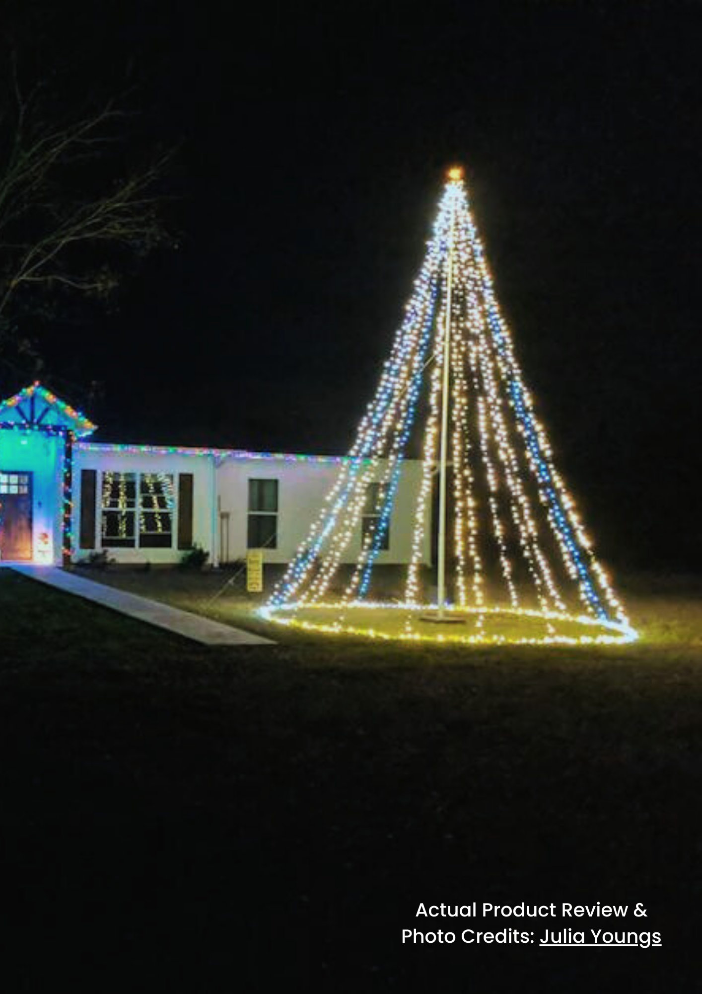 Christmas Tree Flag Pole Mega Topper Light Hook USA - Etsy