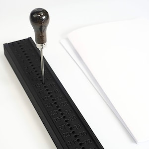 Signature Punching Tool for Bookbinding W/ an Awl Guide and Cradle - Etsy