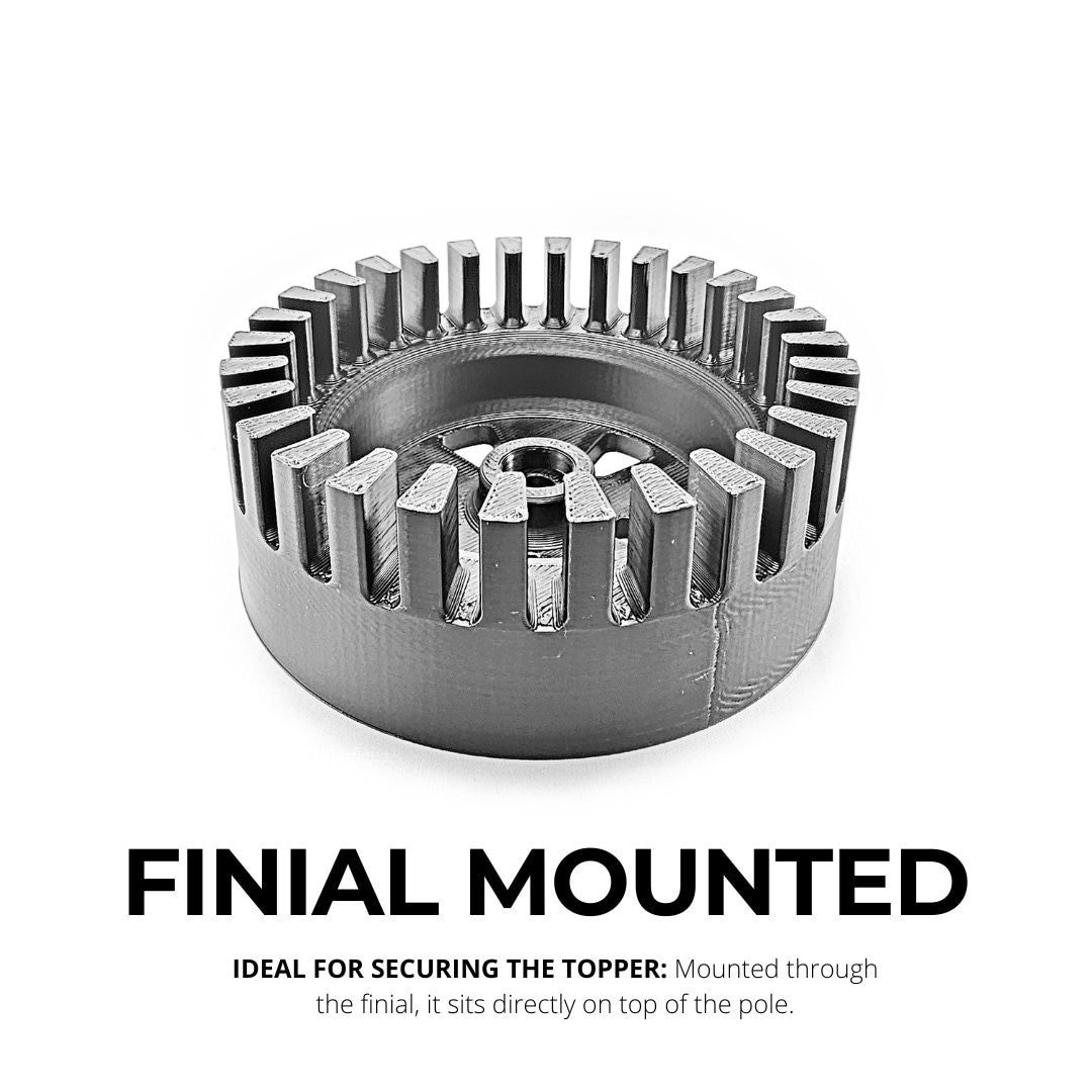 Christmas Tree Flag Pole Mega Topper Light Hook USA - Etsy