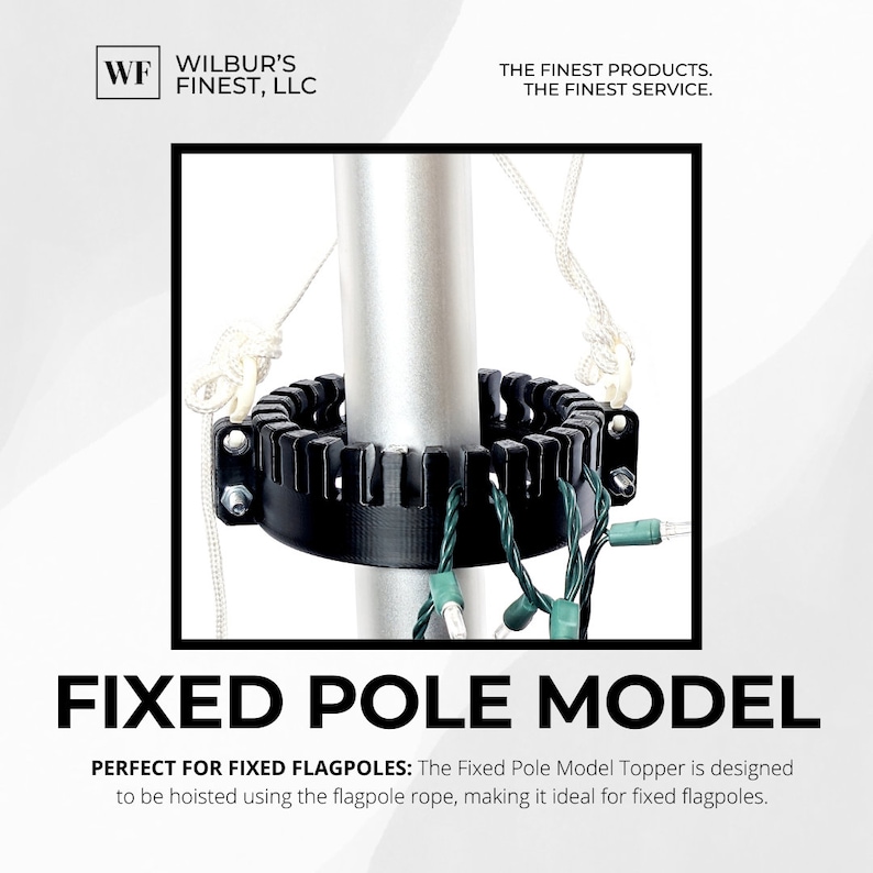 Christmas Tree Flag Pole Mega Topper Light Hook USA - Etsy