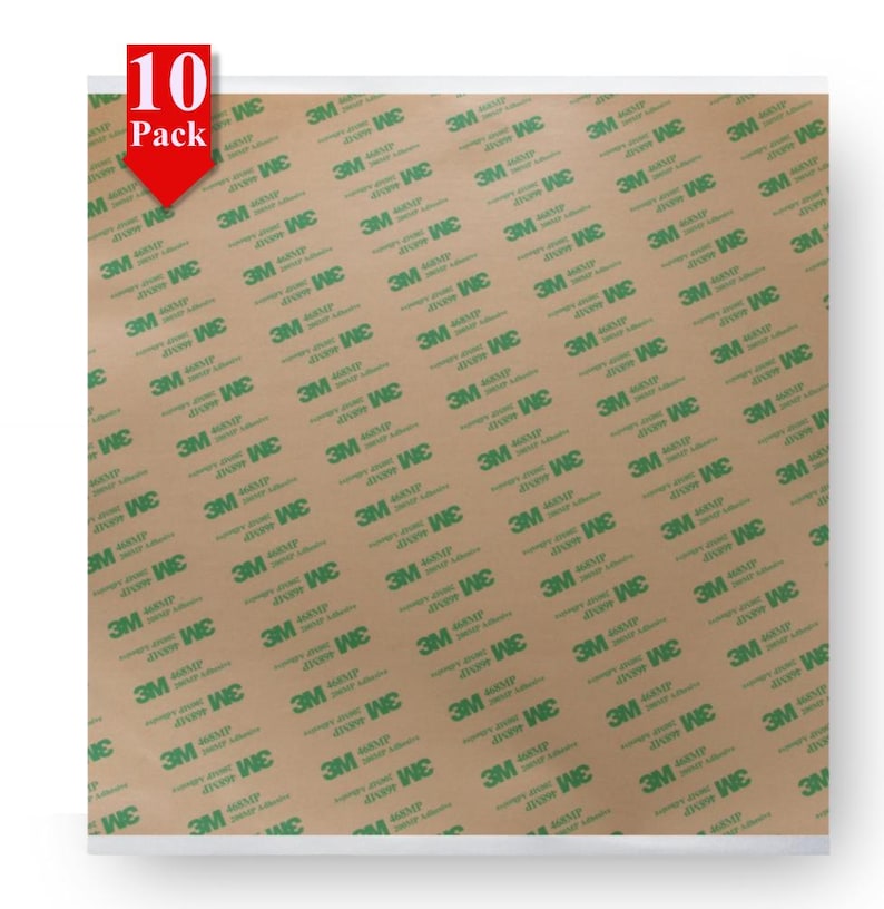 Wilbur’s Finest 3M 468MP Double Sided Adhesive Transfer Tape Sheets 12 ...