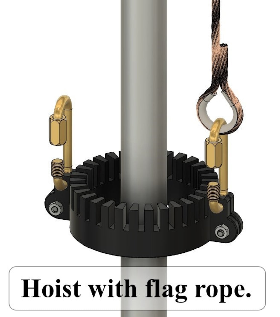 Christmas Tree Flag Pole Mega Topper Light Hook USA - Etsy