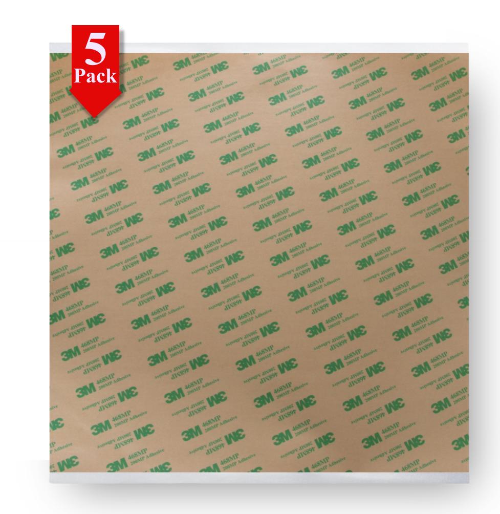 Wilbur’s Finest 3M 468MP Double Sided Adhesive Transfer Tape Sheets 12 ...