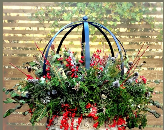 Set of Two - Large Elysian Garden® Obelisk Orb: Containing 4 Hoops per ...