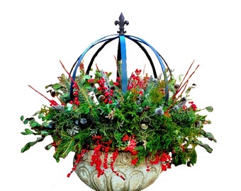 Set of Two - Large Elysian Garden® Obelisk Orb: Containing 4 Hoops per ...