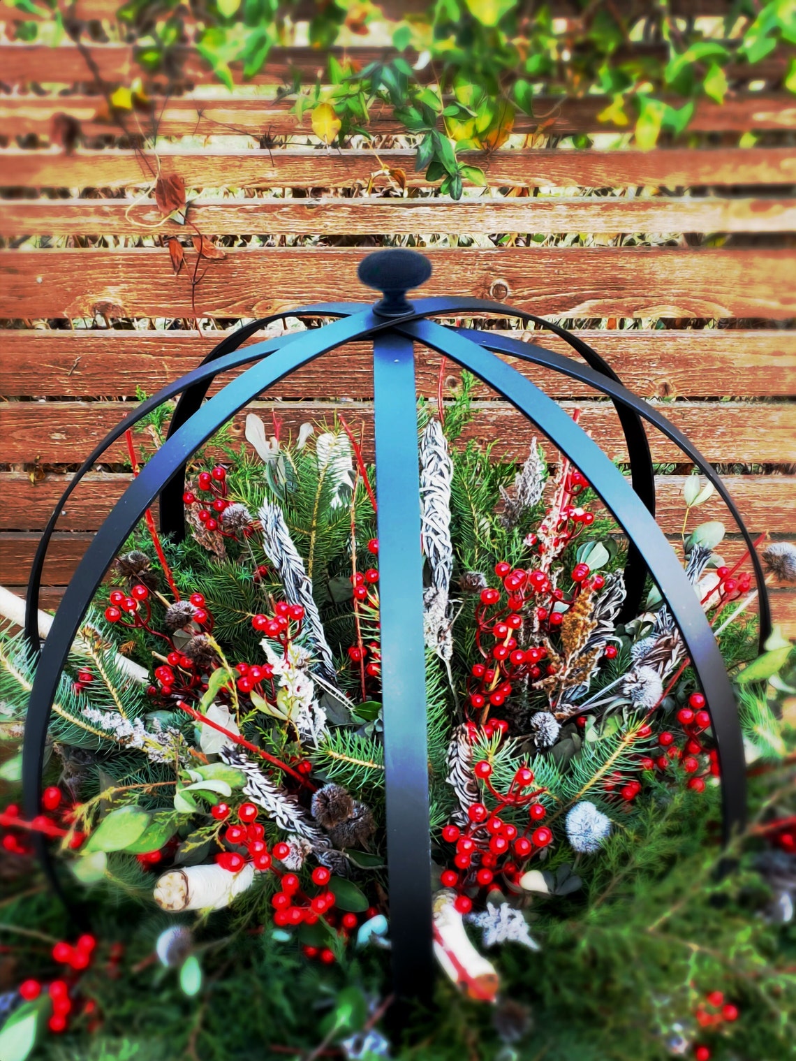 Large - Elysian Garden® Obelisk Orb Collection: Containing 4 Hoops ...