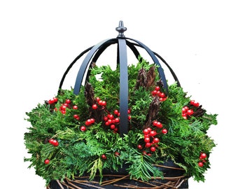 Set of Two Large Elysian Garden® Obelisk Orb: Containing 4 Hoops per ...