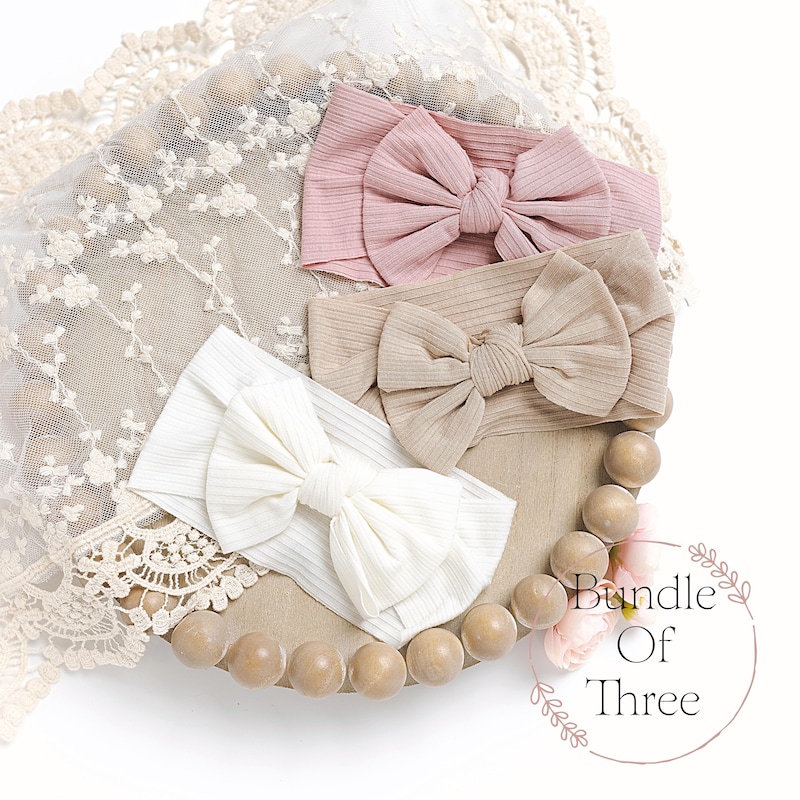 Pink Infant Bow Headband - Etsy