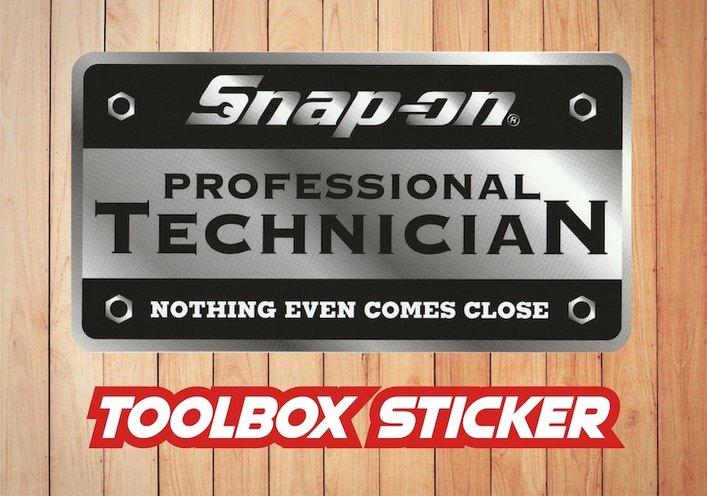 Snap on Tool Box Sticker Various Designs - Etsy