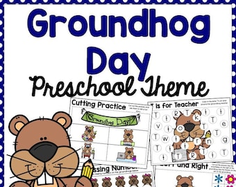 Groundhog Day Printable Worksheets for Preschool, Kindergarten ...