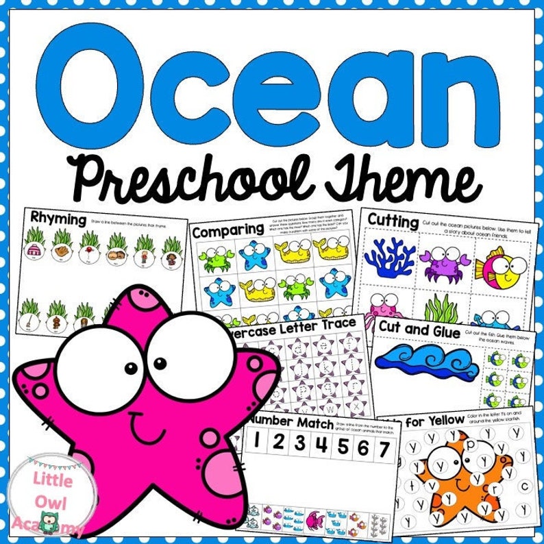 Ocean Preschool Theme - Etsy