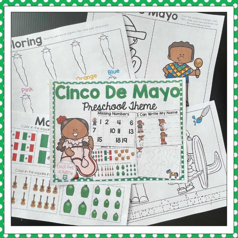 Cinco De Mayo Preschool Theme - Etsy