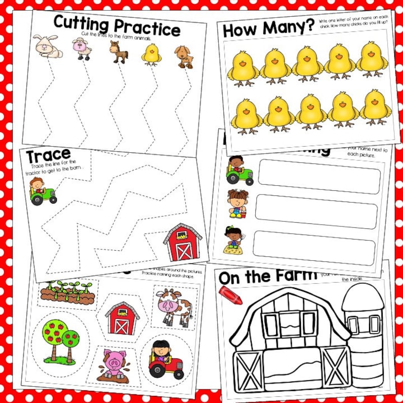 On the Farm Preschool Theme - Preschool Theme - Farm Preschool Theme ...