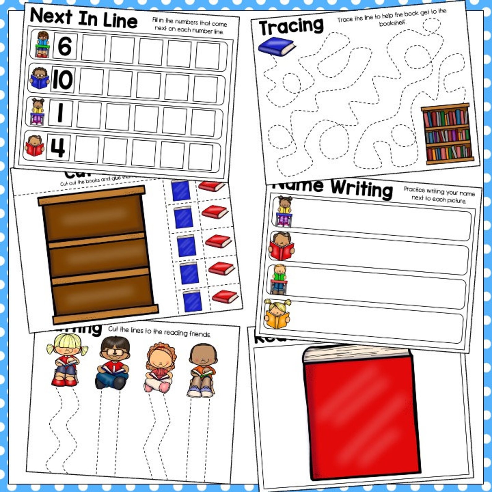 Read Across America Day Preschool Theme - Etsy