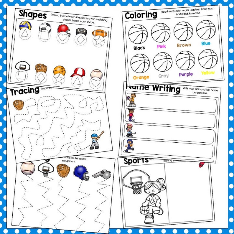 Sports Preschool Theme - Etsy