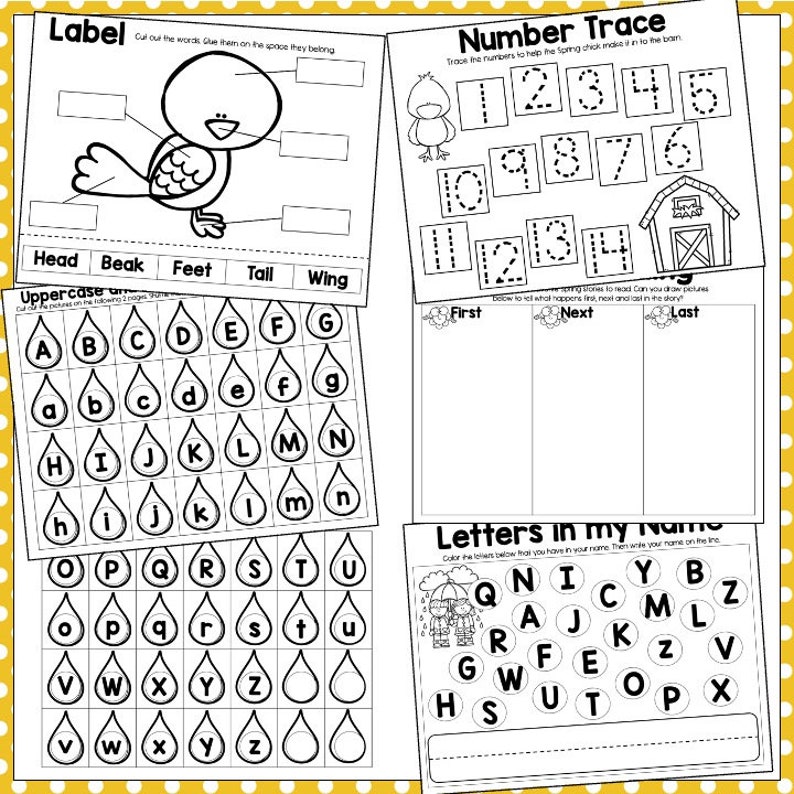 Spring Preschool Theme - Etsy