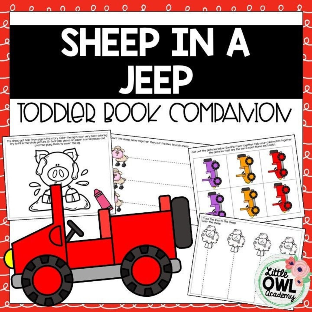 Sheep in a Jeep Toddler Book Companion - Toddler Curriculum - Tot ...