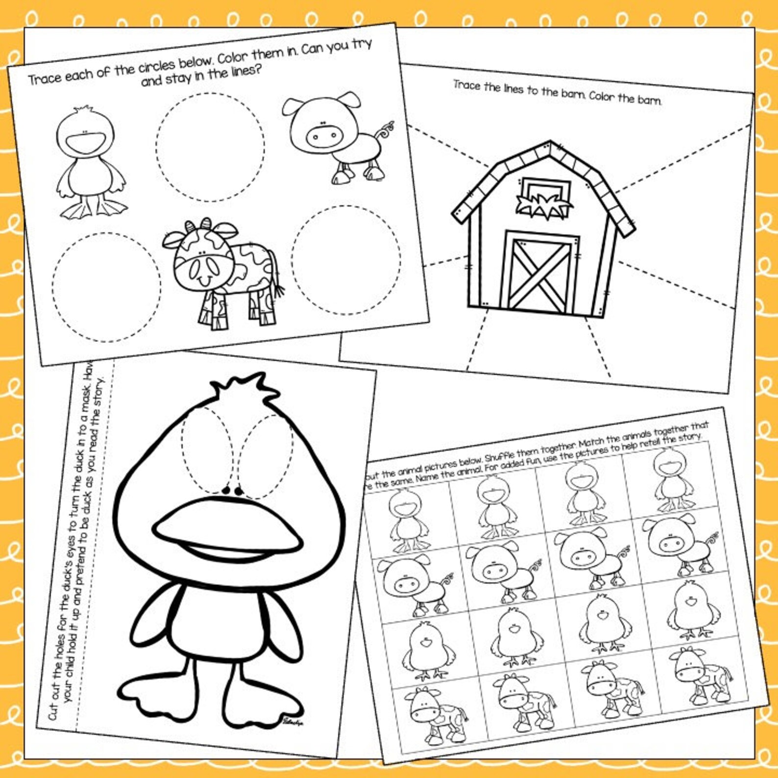 Giggle Giggle Quack Toddler Book Companion - Etsy