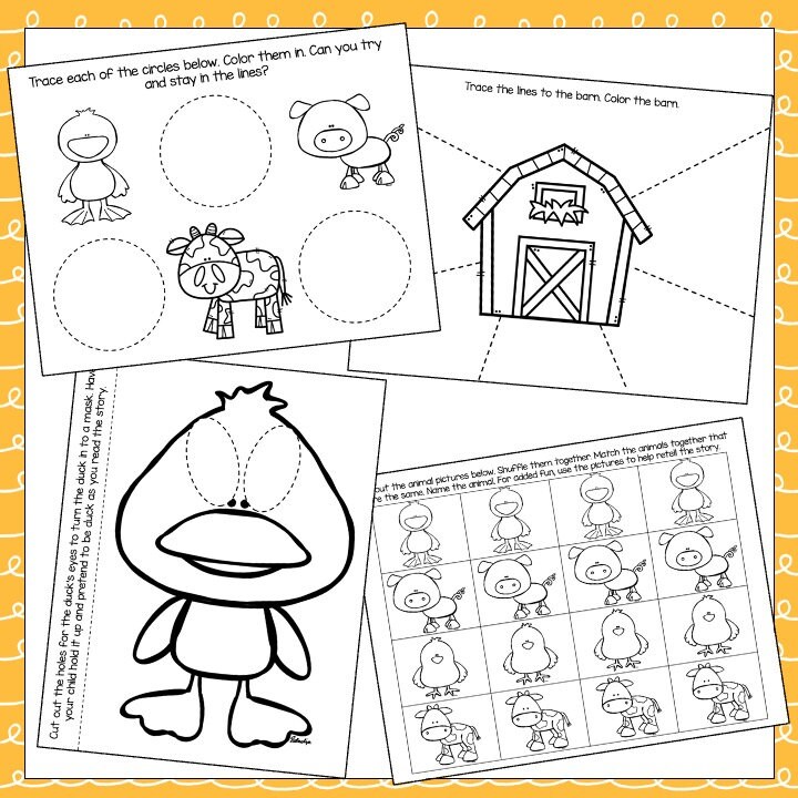 Giggle Giggle Quack Toddler Book Companion - Etsy