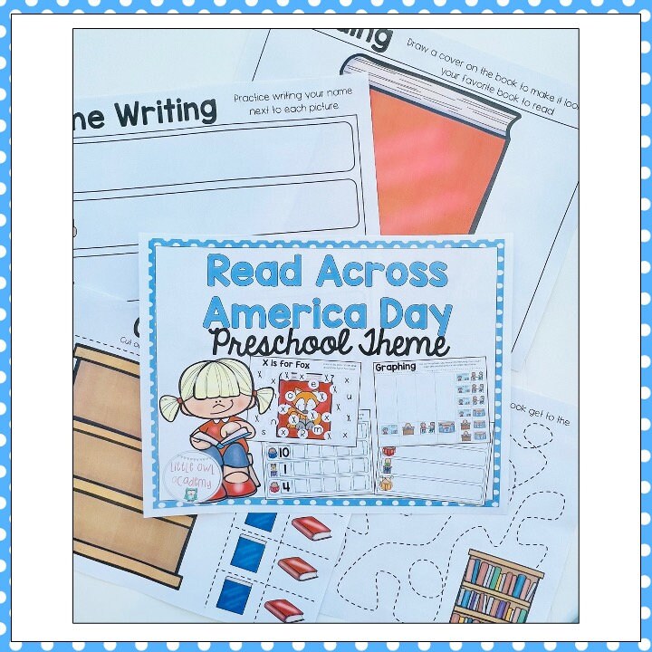 Read Across America Day Preschool Theme - Etsy