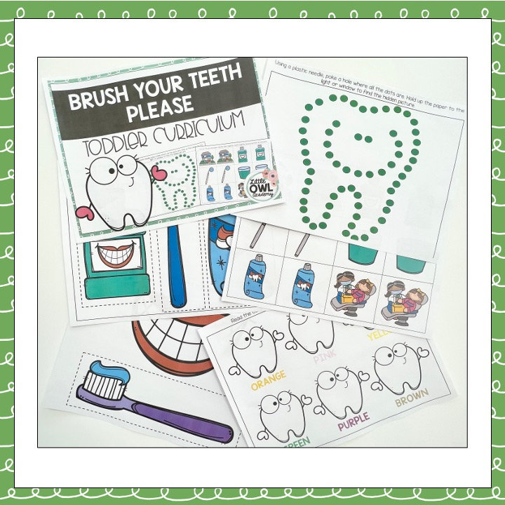 Brush Your Teeth Please Toddler Curriculum - Etsy