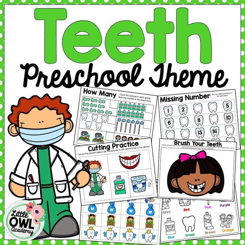 Teeth Preschool Theme - Etsy