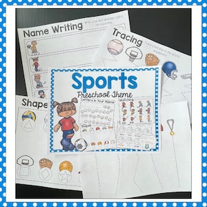 Sports Preschool Theme - Etsy