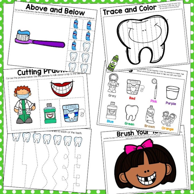 Teeth Preschool Theme - Etsy