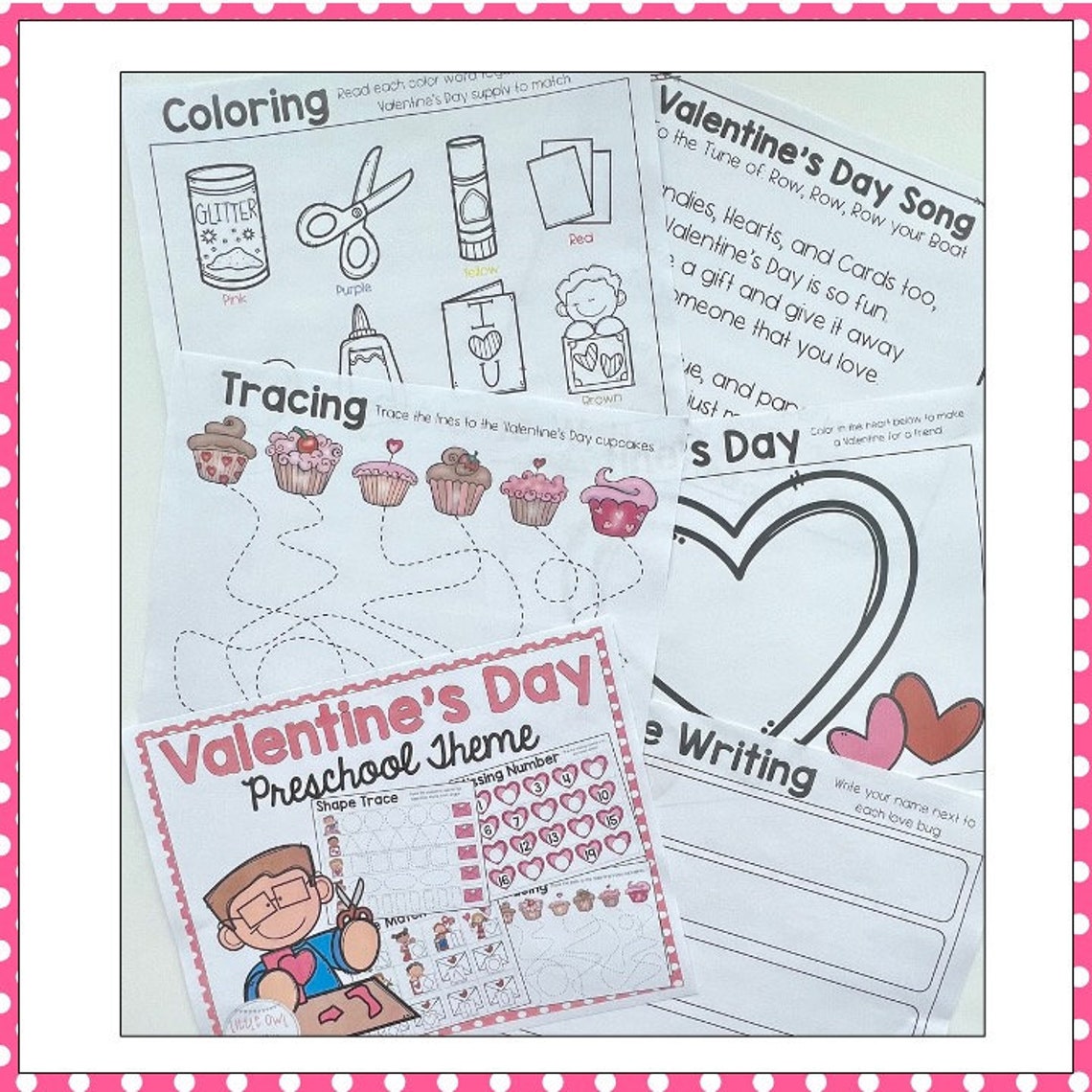 Valentine's Day Preschool Theme - Etsy