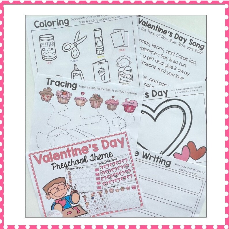 Valentine's Day Preschool Theme - Etsy