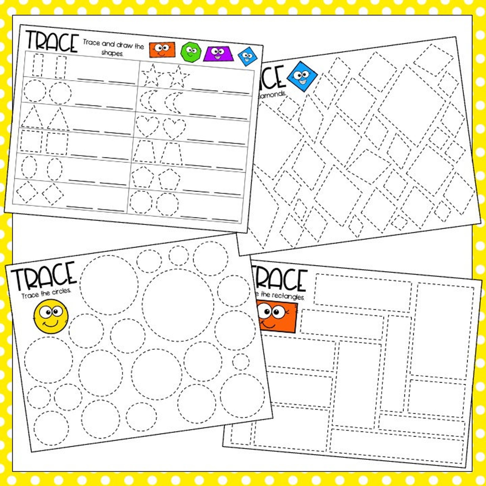 Shapes Preschool Theme - Etsy