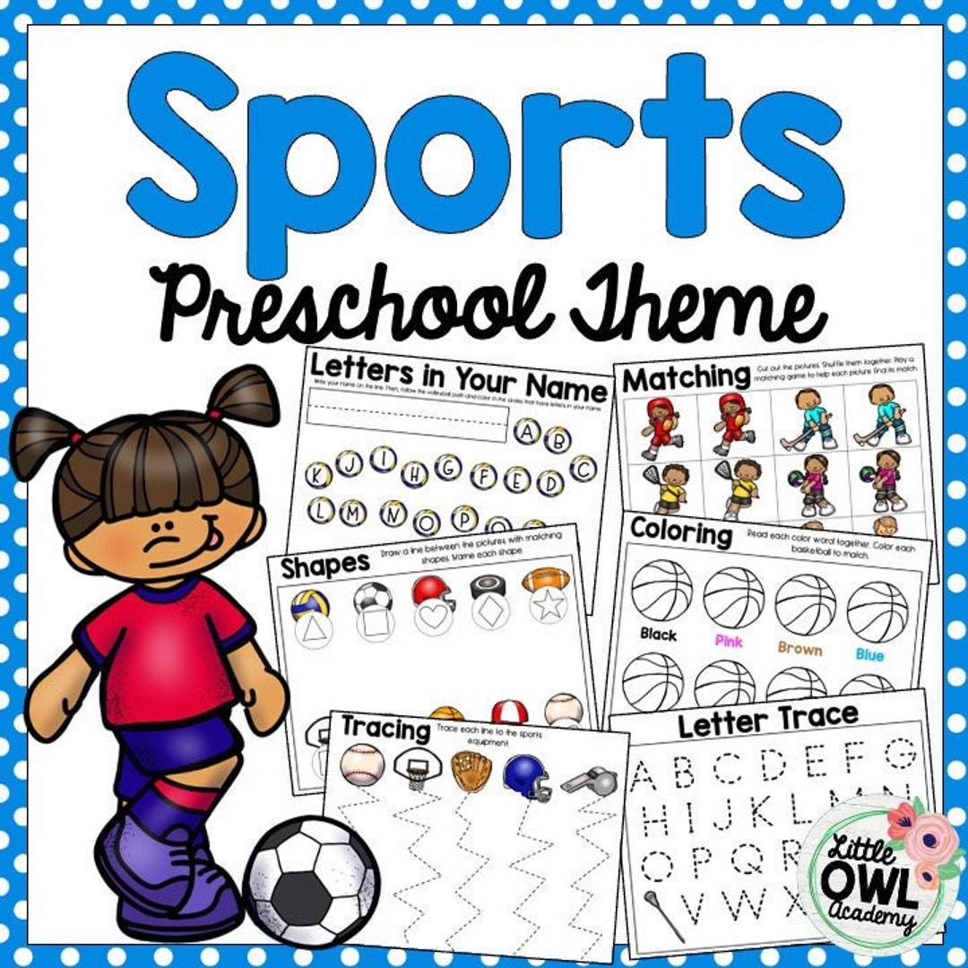 Sports Preschool Theme - Etsy
