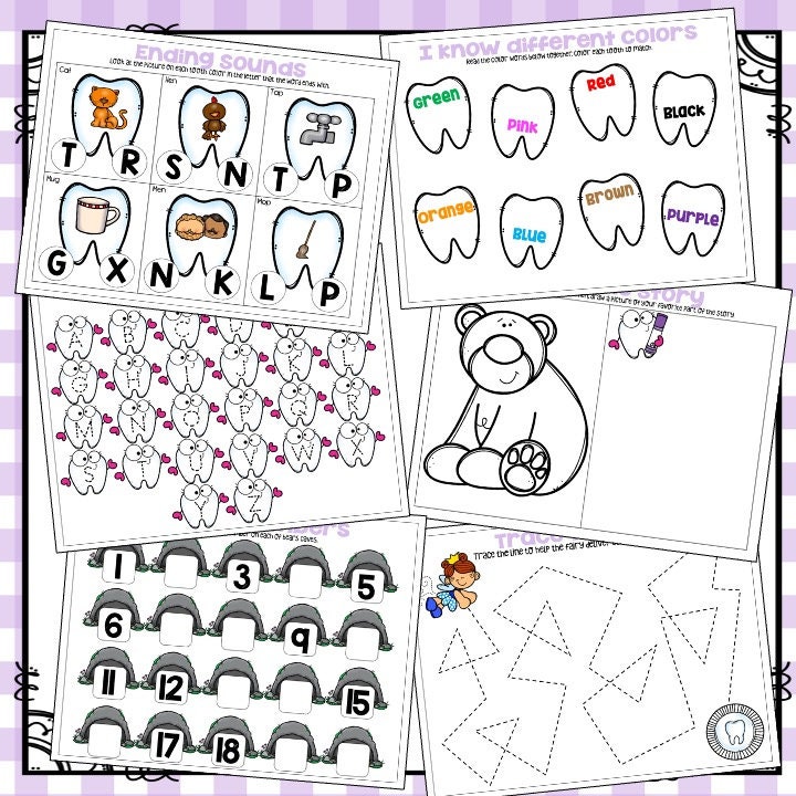 Bears Loose Tooth Book Companion - Etsy