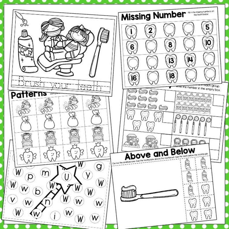 Teeth Preschool Theme - Etsy