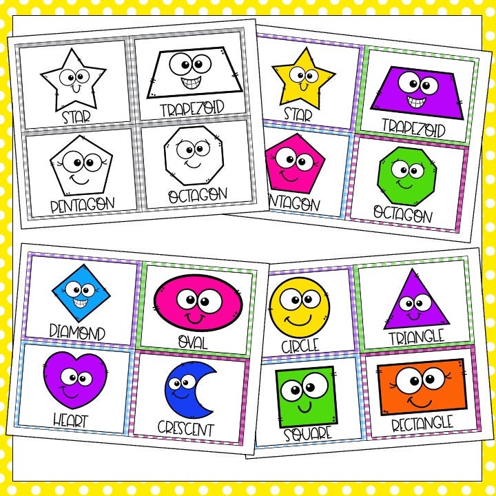 Shapes Preschool Theme - Etsy