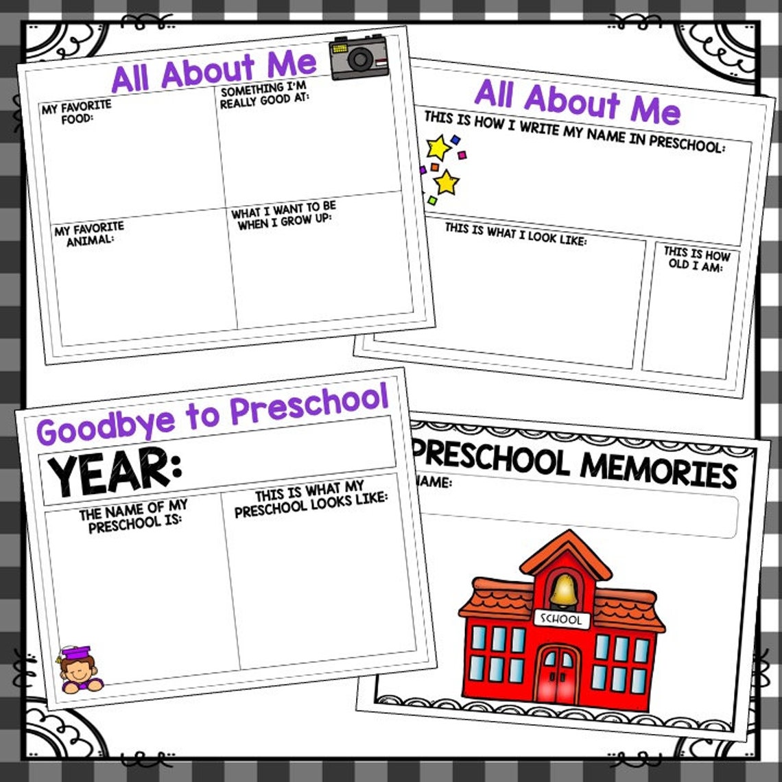 Preschool Graduation Memory Book - Etsy
