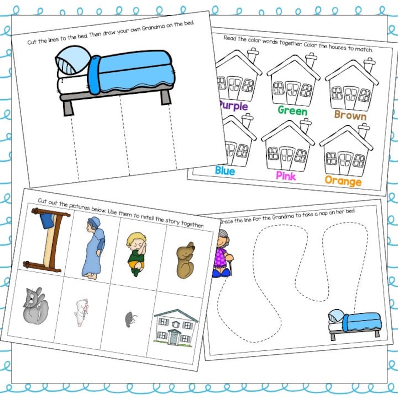 The Napping House Toddler Book Companion - Tot School - Toddler ...