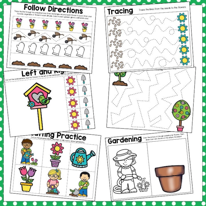 Gardening Preschool Theme - Etsy