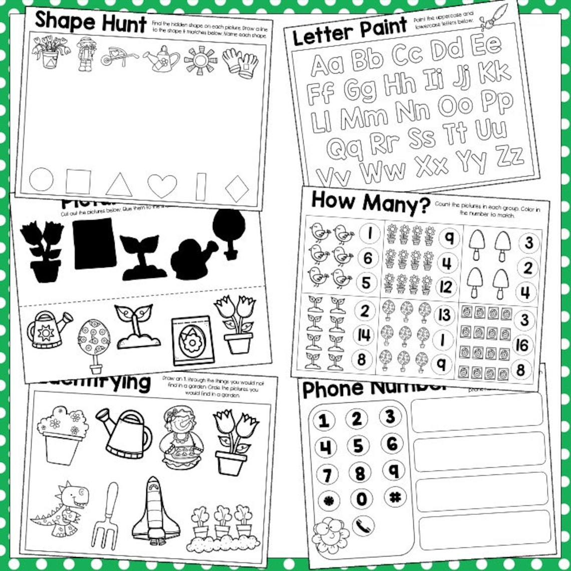Gardening Preschool Theme - Etsy