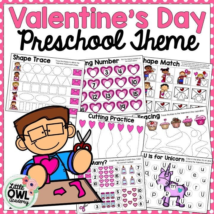 Valentine's Day Preschool Theme - Etsy