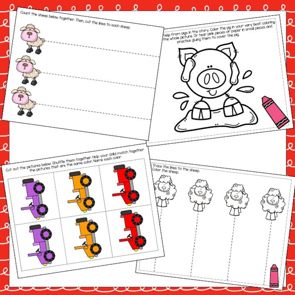 Sheep in a Jeep Toddler Book Companion - Toddler Curriculum - Tot ...