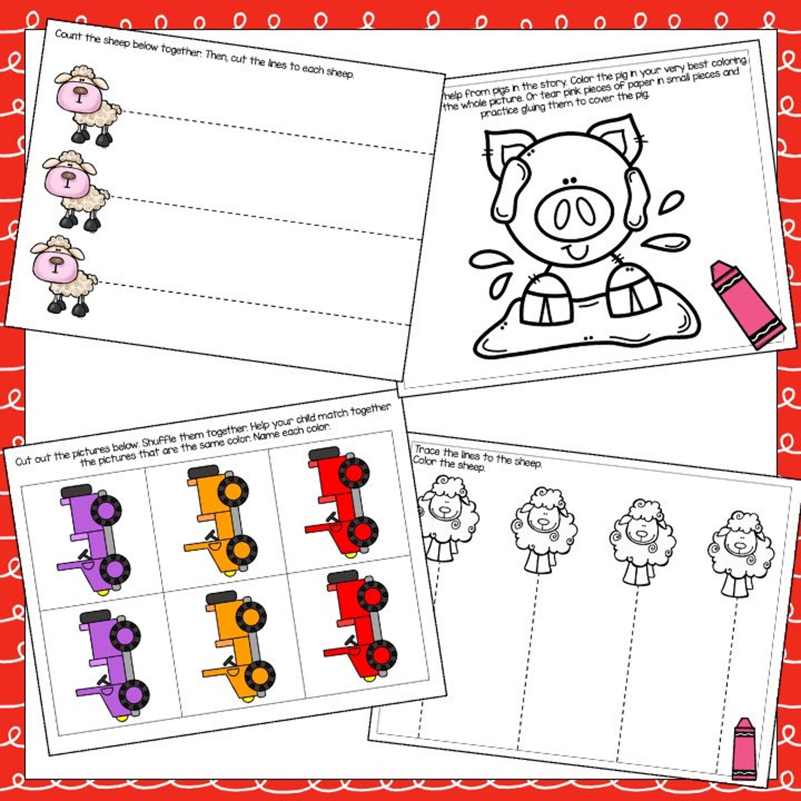 Sheep in a Jeep Toddler Book Companion - Toddler Curriculum - Tot ...