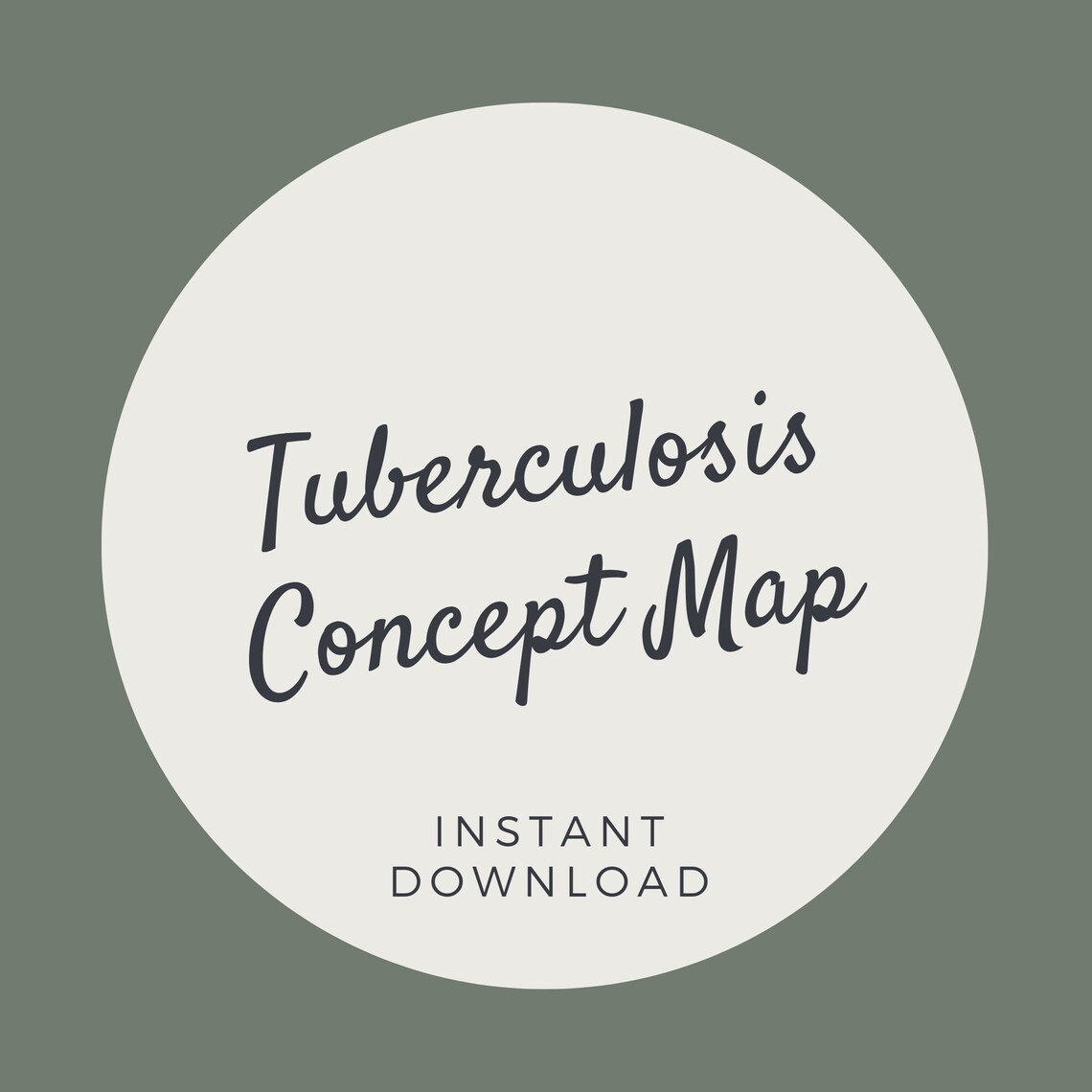 Tuberculosis Concept Map NCLEX Study Guide Nursing School Help Nurse ...