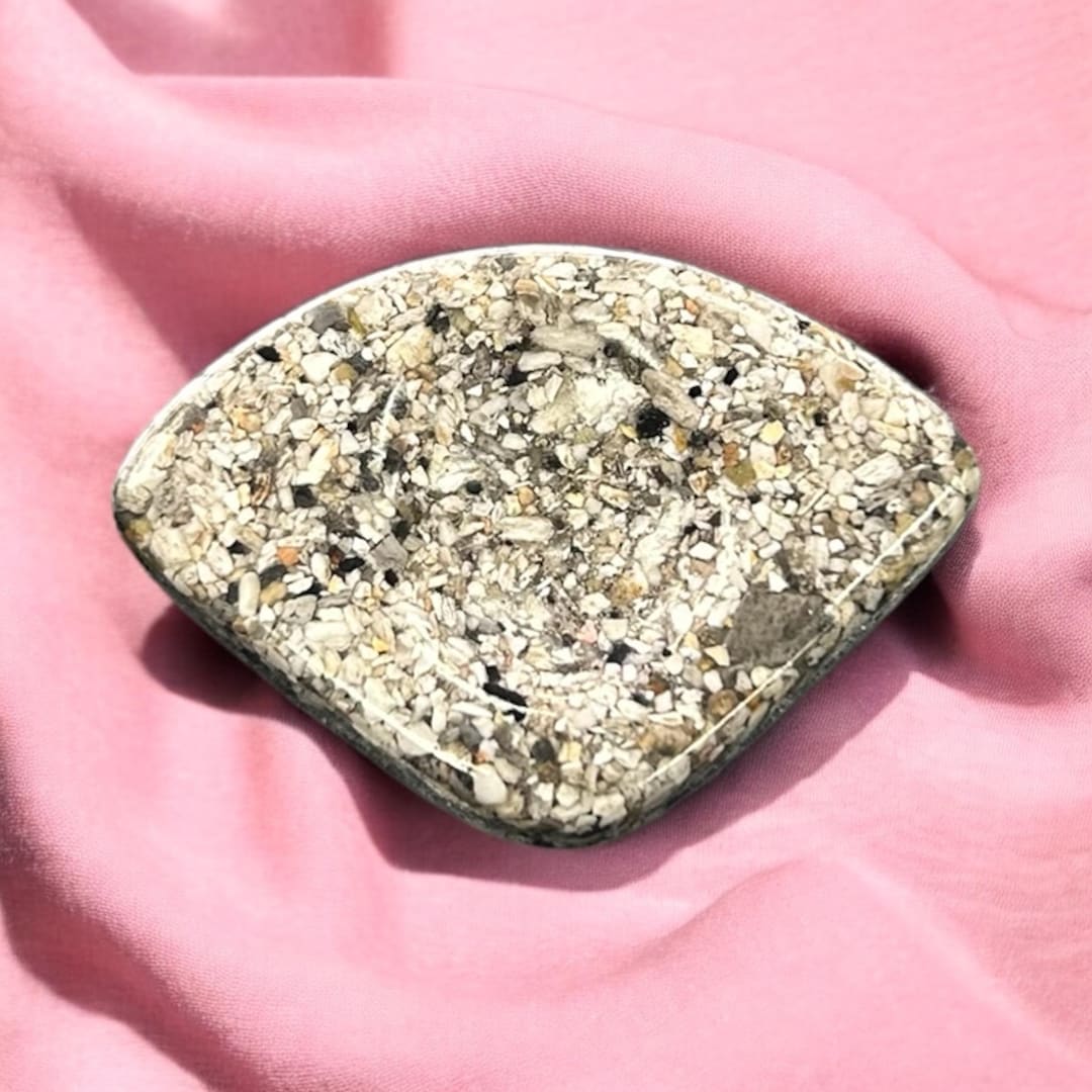 Cremation Triangle Worry Stone (ASH SHIPPING REQUIRED) Cremation Worry ...