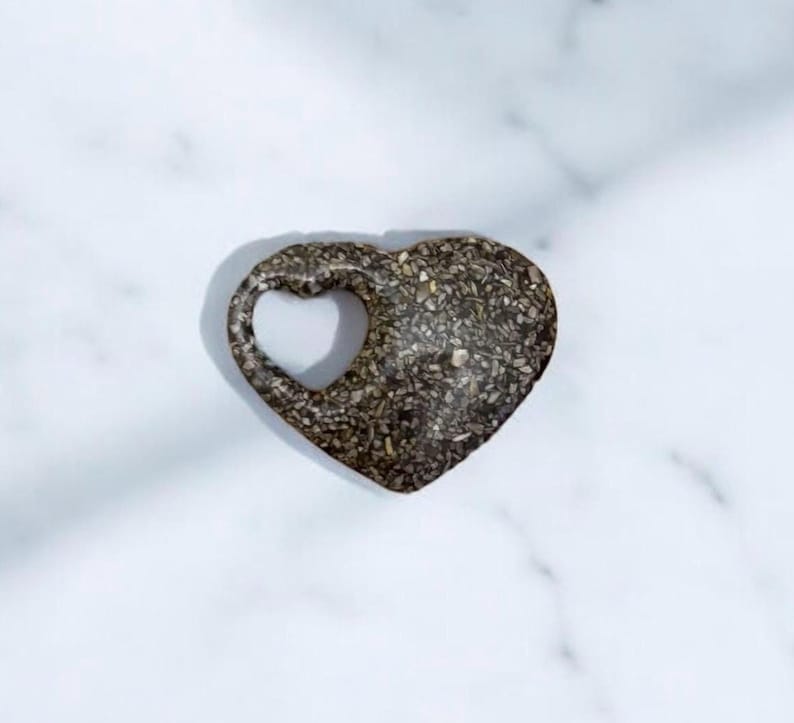Cremation Heart Stone (ASH SHIPPING REQUIRED) Cremation Stone-memorial ...