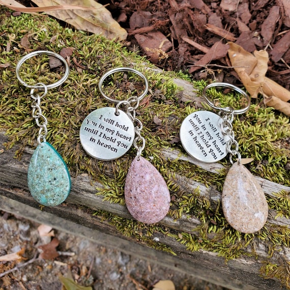 Cremation Tear Drop Keychain Memorial Keychain | Etsy