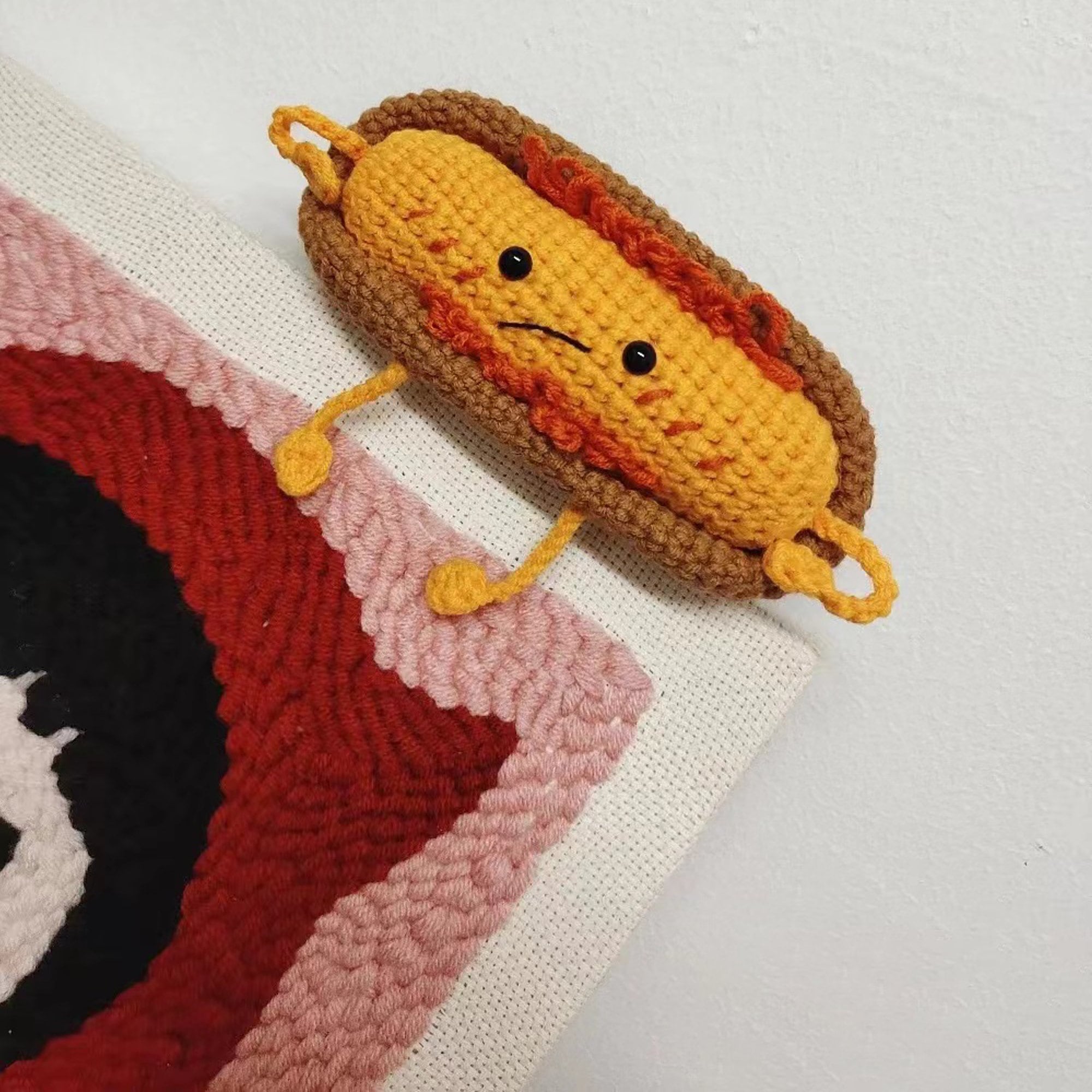 Hot Dog Crochet Pattern Amigurumi Keychain Crochet Toy Food | Etsy