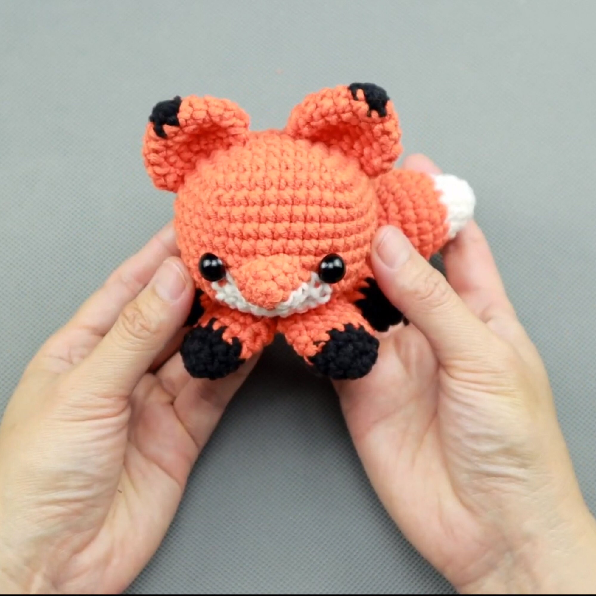 Mini Animals Fox Crochet Pattern Amigurumi Small Cute Fox - Etsy